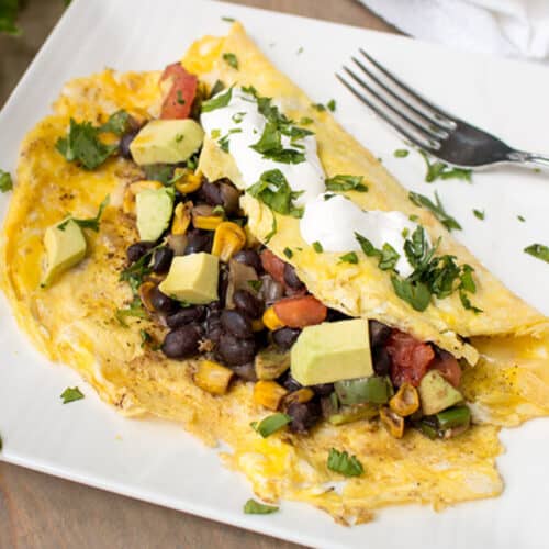Loaded Mexican Omelette - Recipe - Chili Pepper Madness