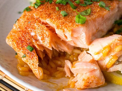 Cooked Salmon Inside