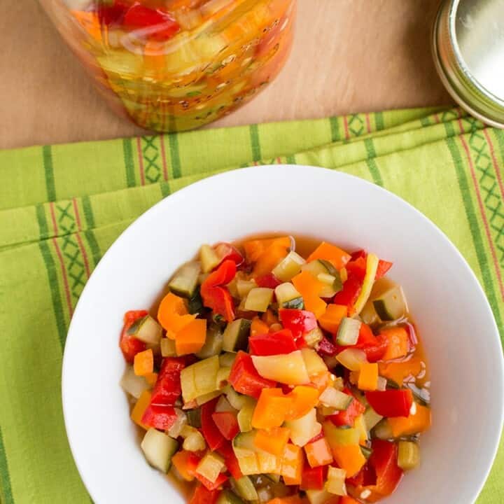 Chile-Cucumber Chow Chow - Chili Pepper Madness