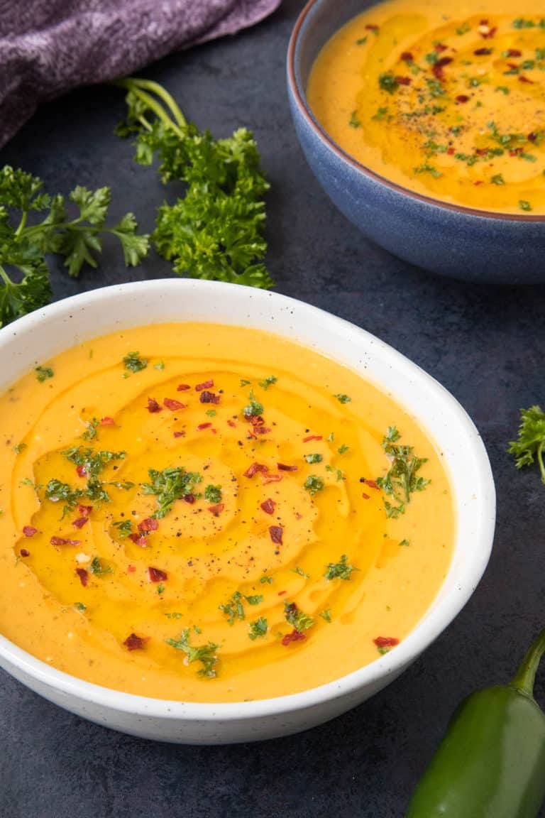 30-Minute Spicy Sweet Potato Soup Recipe - Chili Pepper Madness