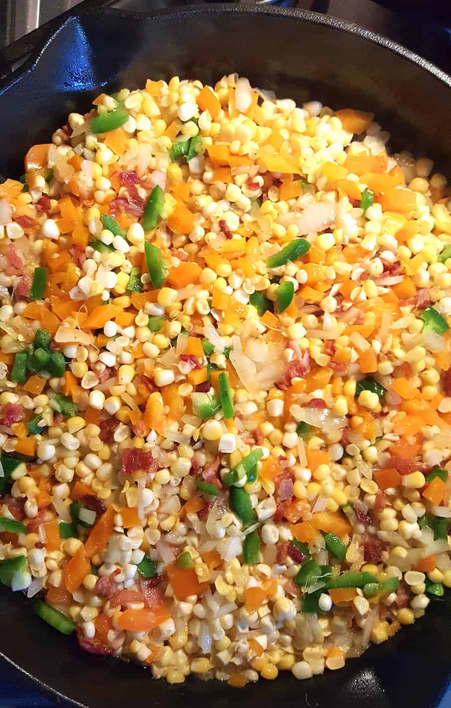 Cajun Corn Maque Choux - Recipe - Chili Pepper Madness