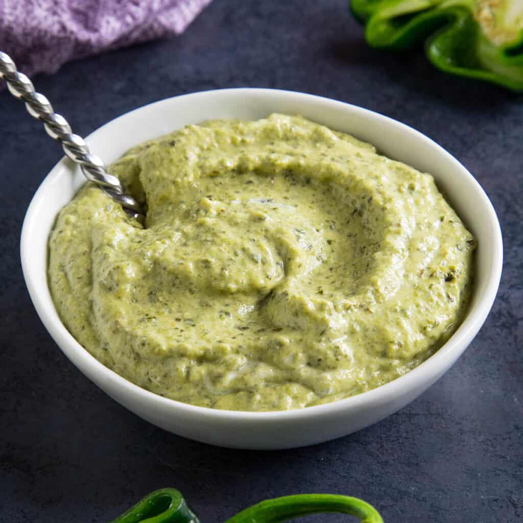 Roasted Poblano Cream Sauce (4-Ingredients) - Recipe - Chili Pepper Madness
