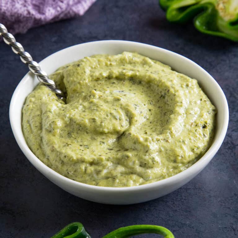 Roasted Poblano Cream Sauce (4-Ingredients) - Recipe - Chili Pepper Madness
