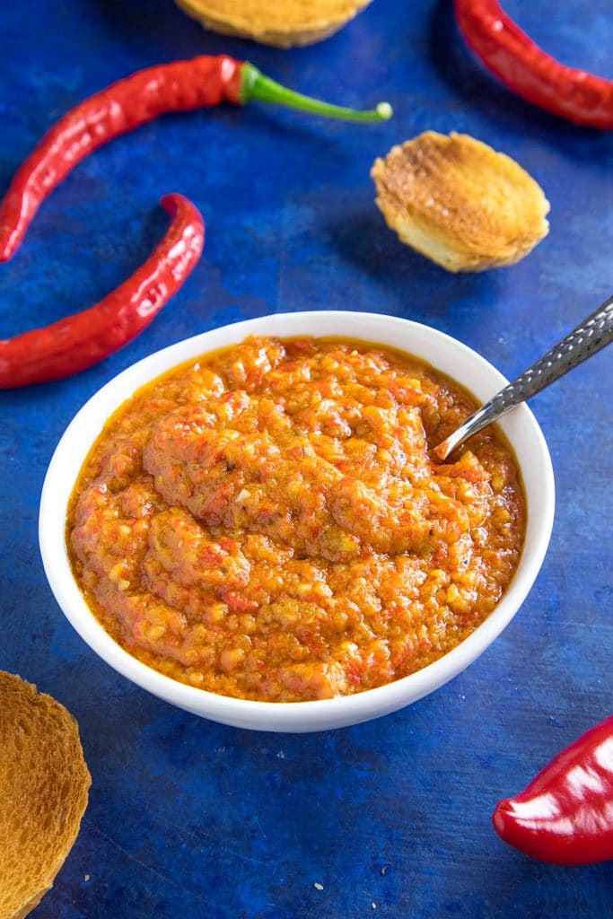 Ajvar Recipe (Serbian Roasted Red Pepper Sauce) - Chili Pepper Madness