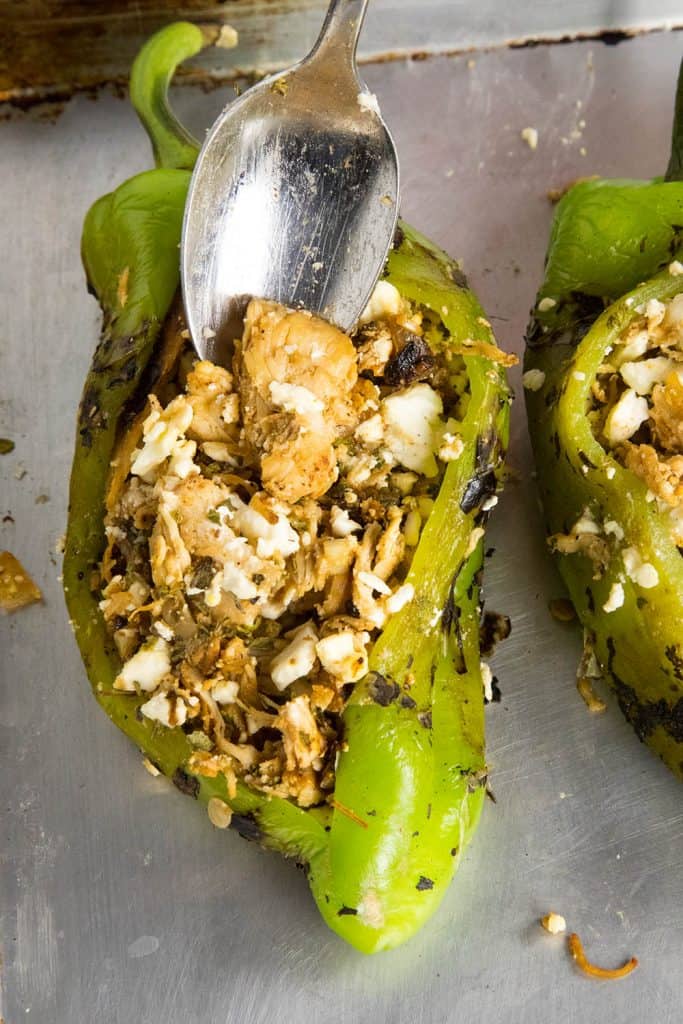 Chicken and Cheese Stuffed Anaheim Peppers - Recipe - Chili Pepper Madness