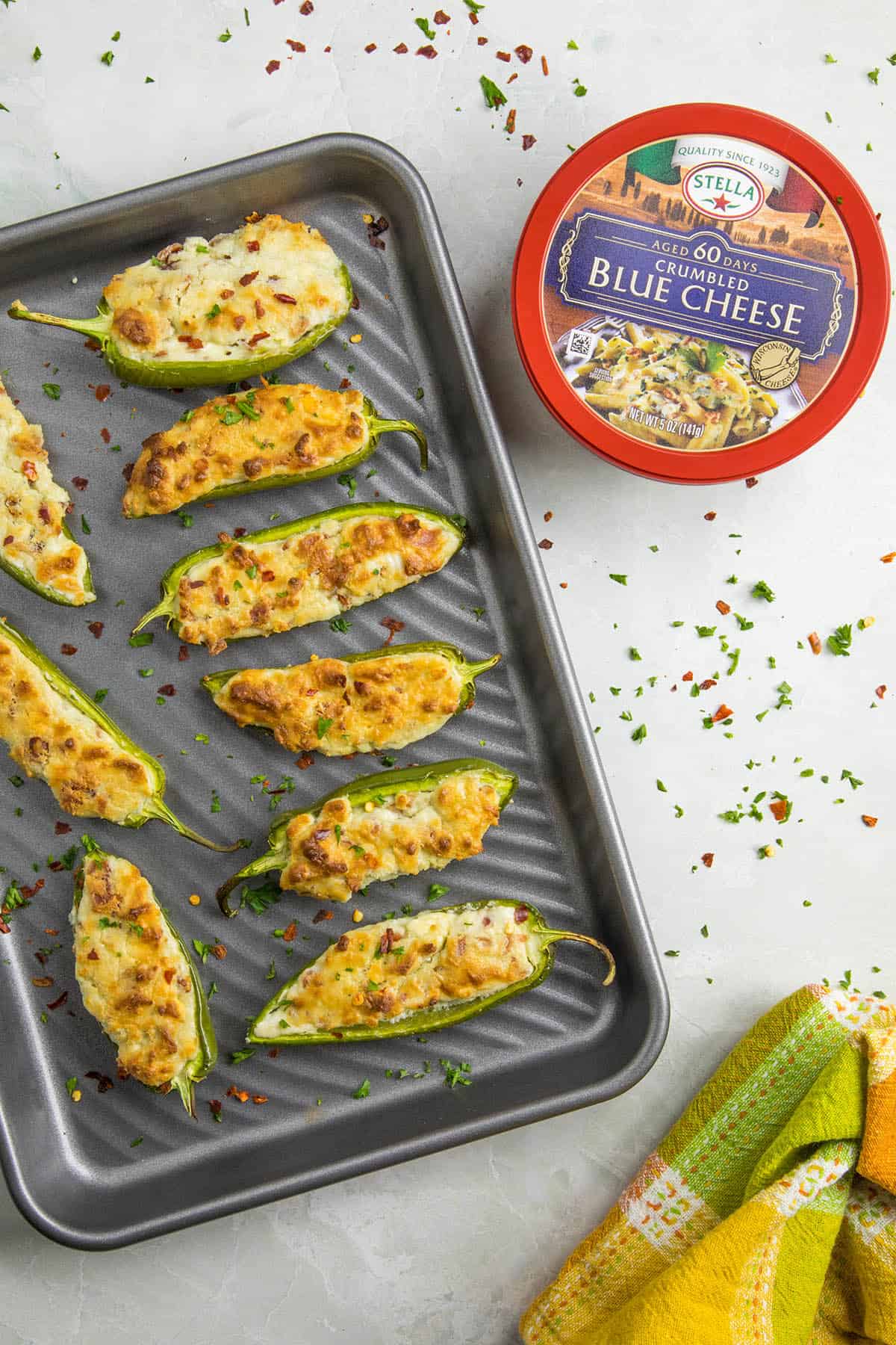 Blue Cheese and Bacon Stuffed Jalapeno Poppers - Chili Pepper Madness