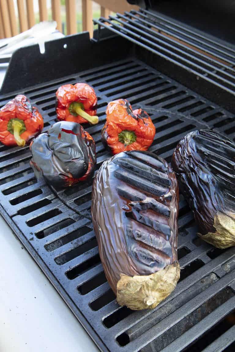 Zacusca Recipe: Romanian Roasted Eggplant and Red Pepper Spread