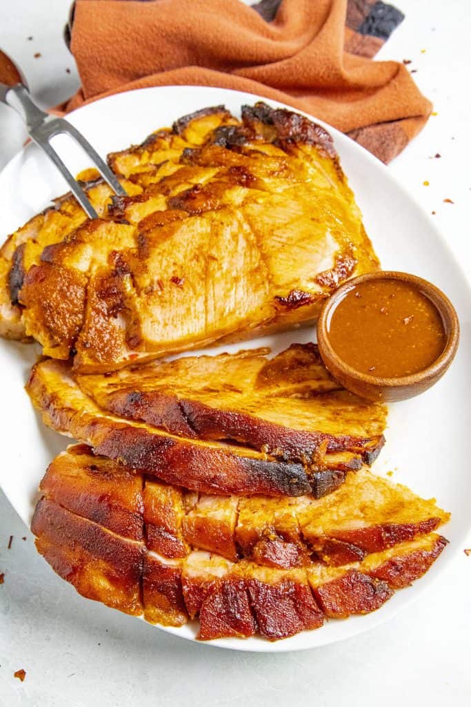 Baked Ham Recipe with Chipotle-Honey Glaze - Chili Pepper Madness