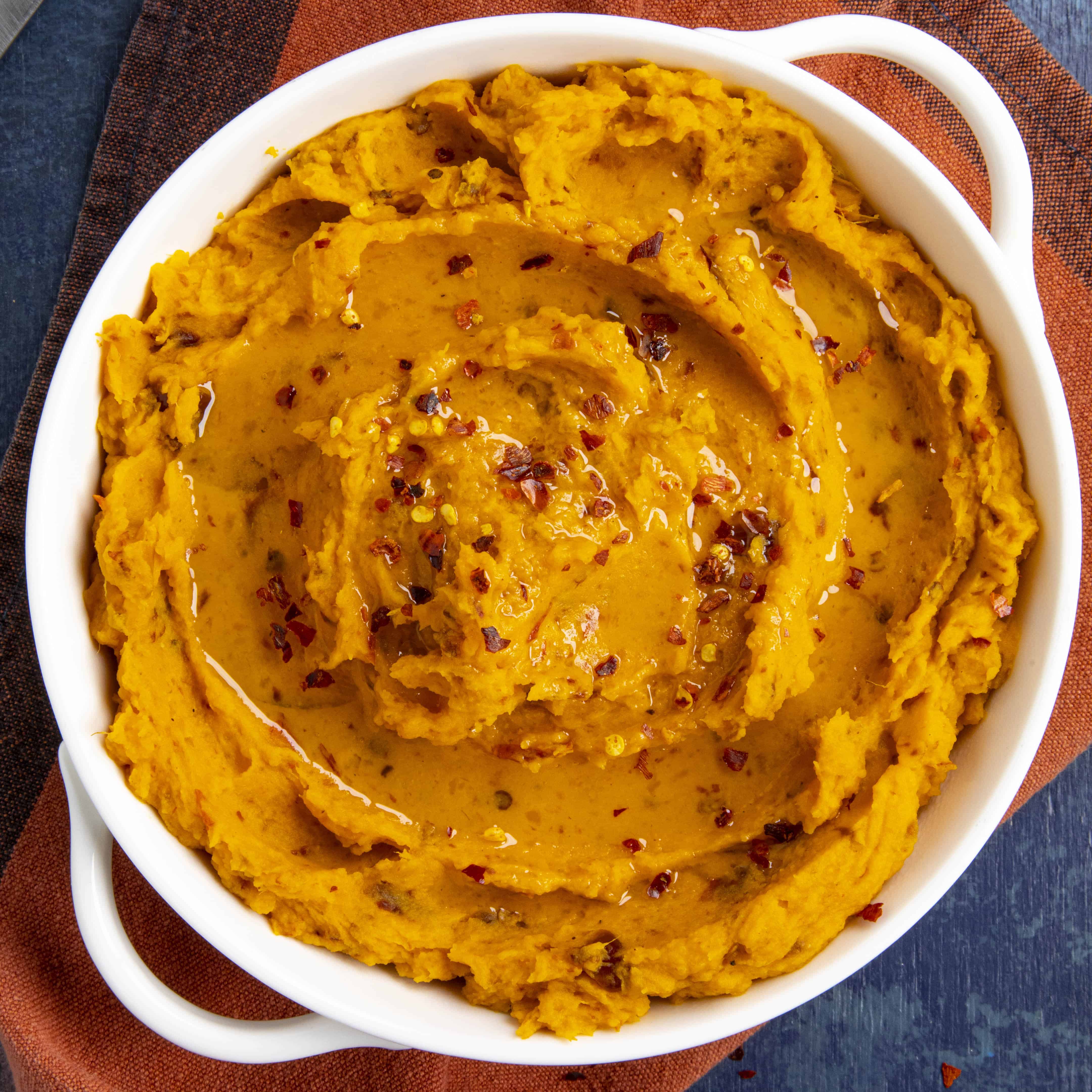 Mashed Sweet Potatoes with Chipotle - Chili Pepper Madness