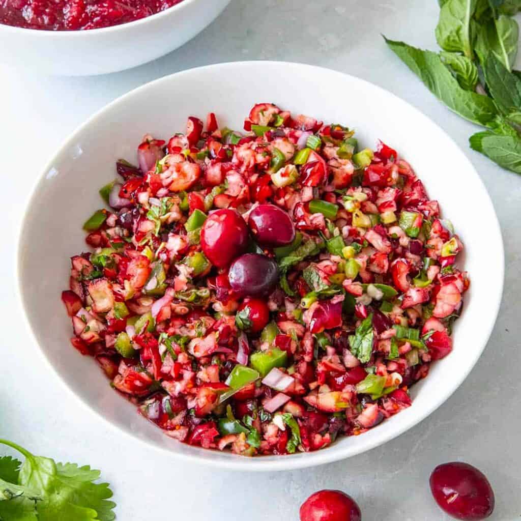 Fresh Cranberry Salsa Recipe - Chili Pepper Madness