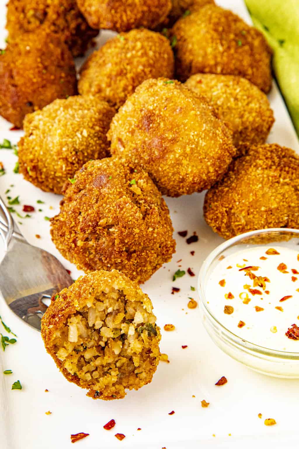 Boudin Balls (Crispy Cajun Appetizer Recipe) - Chili Pepper Madness