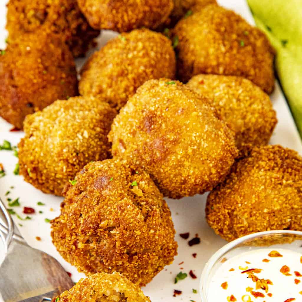 Boudin Balls (Crispy Cajun Appetizer Recipe) - Chili Pepper Madness