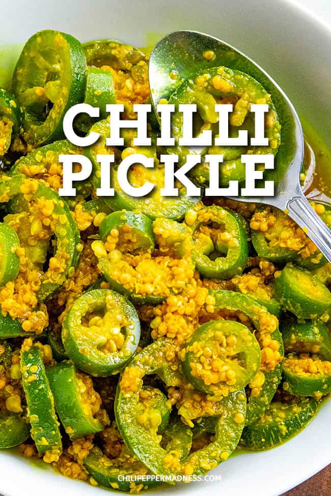 Chilli Pickle Recipe (Hari Mirch ka Achar) - Chili Pepper Madness