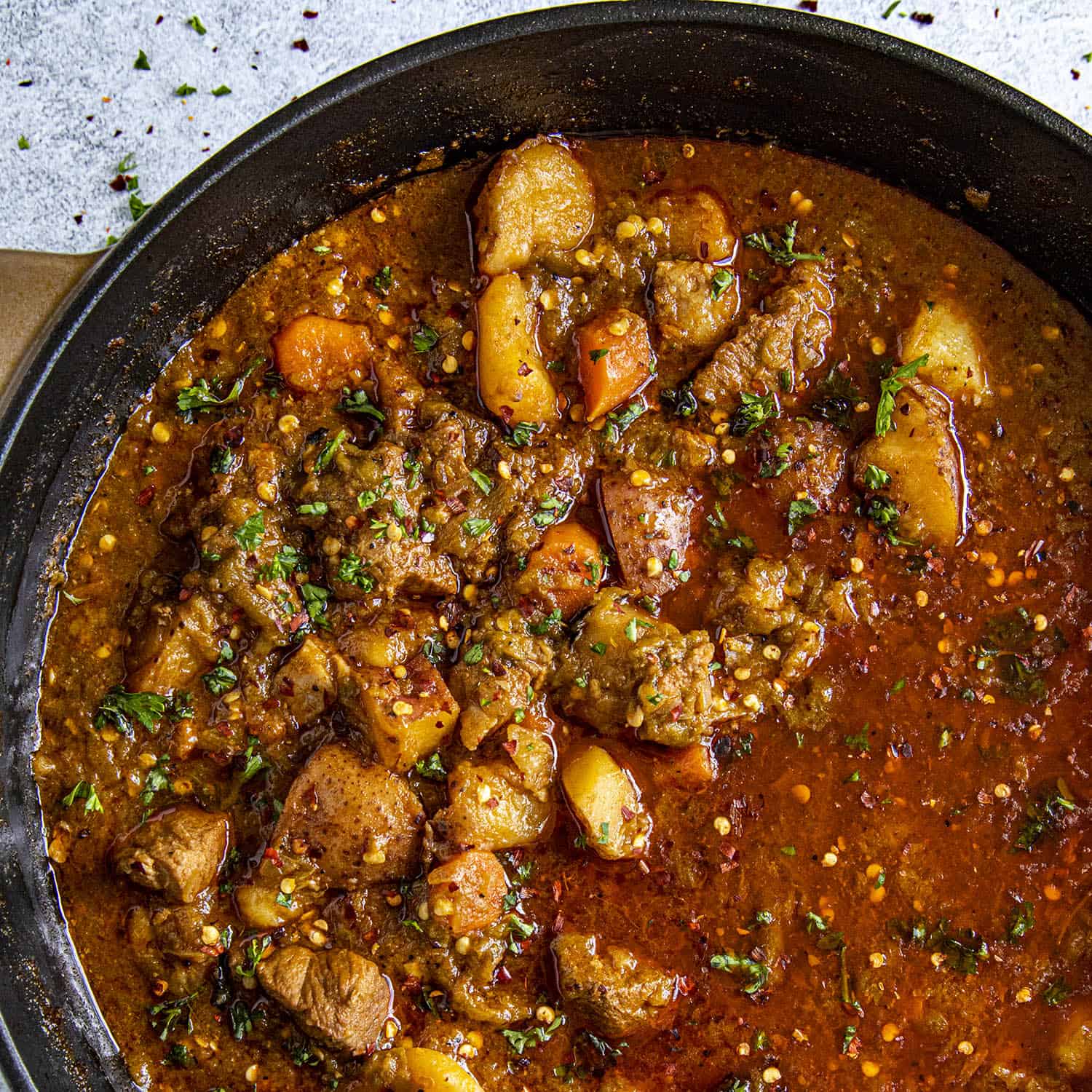 Diced Pork Red Chile