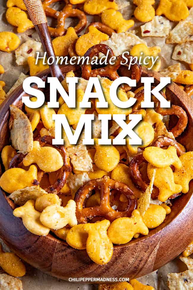 Homemade Spicy Snack Mix - Chili Pepper Madness