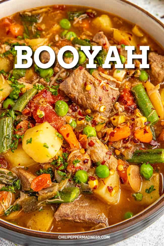 Booyah Recipe (Midwestern Stew) - Chili Pepper Madness