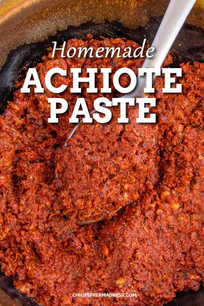 Homemade Achiote Paste - Chili Pepper Madness