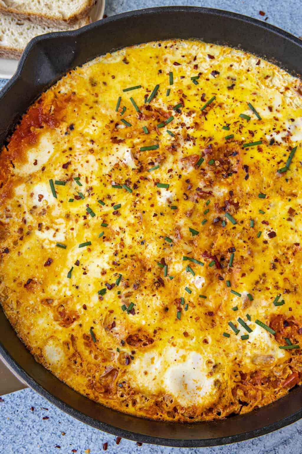 Menemen Recipe (Turkish Scrambled Eggs with Peppers) - Chili Pepper Madness