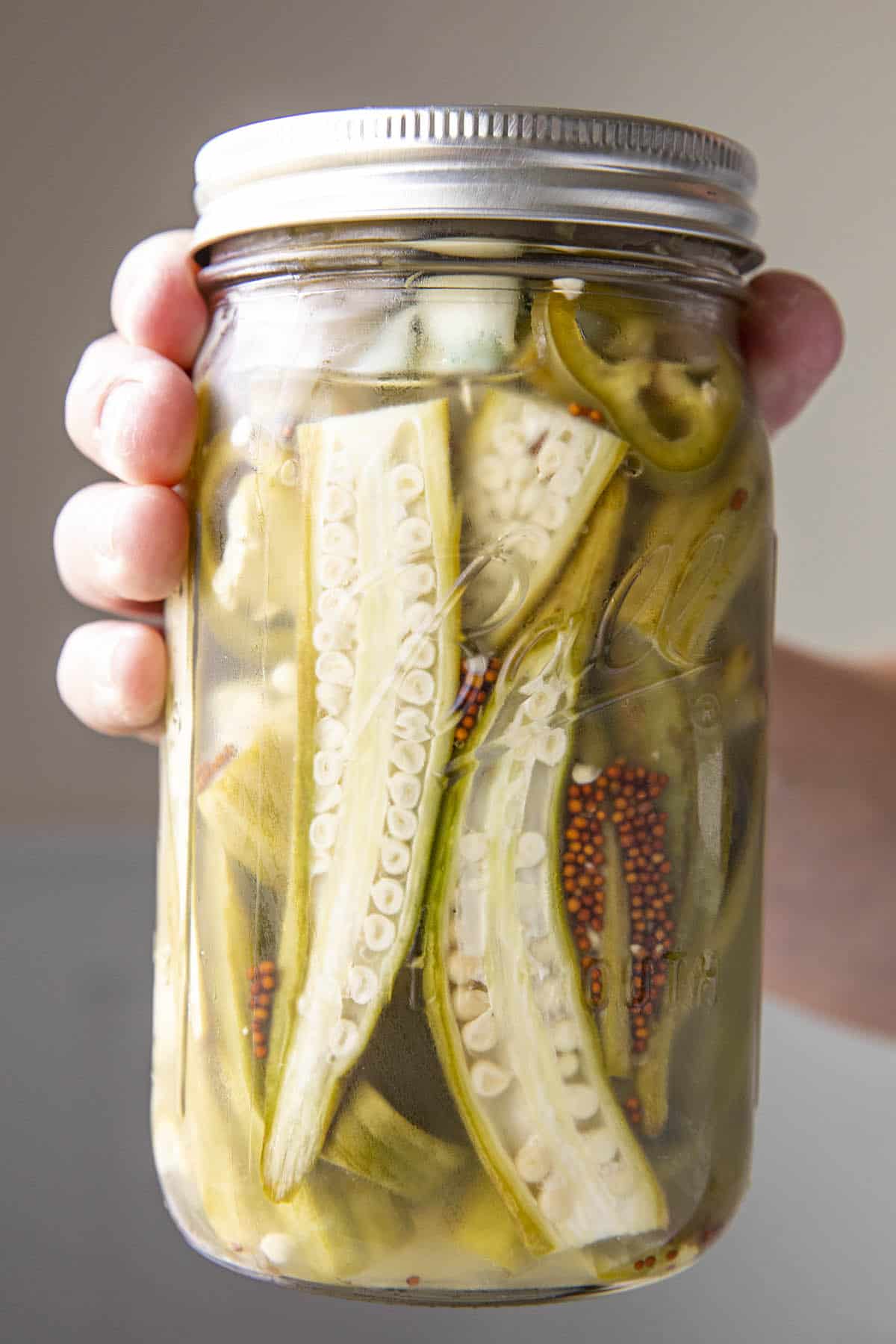 Quick Pickled Okra Recipe - Chili Pepper Madness