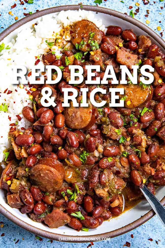 Red Beans and Rice Recipe - Chili Pepper Madness