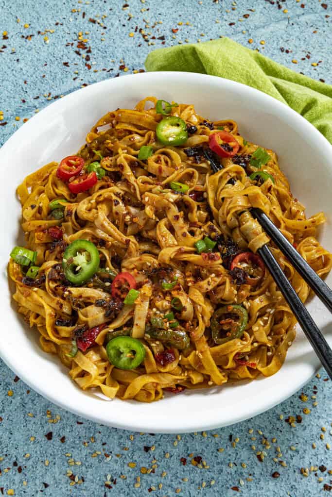 Spicy Noodles Recipe - Chili Pepper Madness