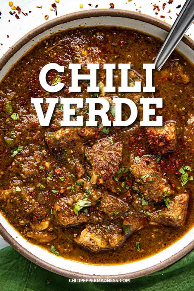 Chili Verde - Recipe - Chili Pepper Madness