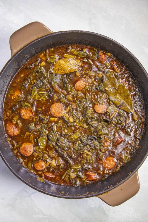 Green Gumbo Recipe (Gumbo Z'Herbes) - Chili Pepper Madness