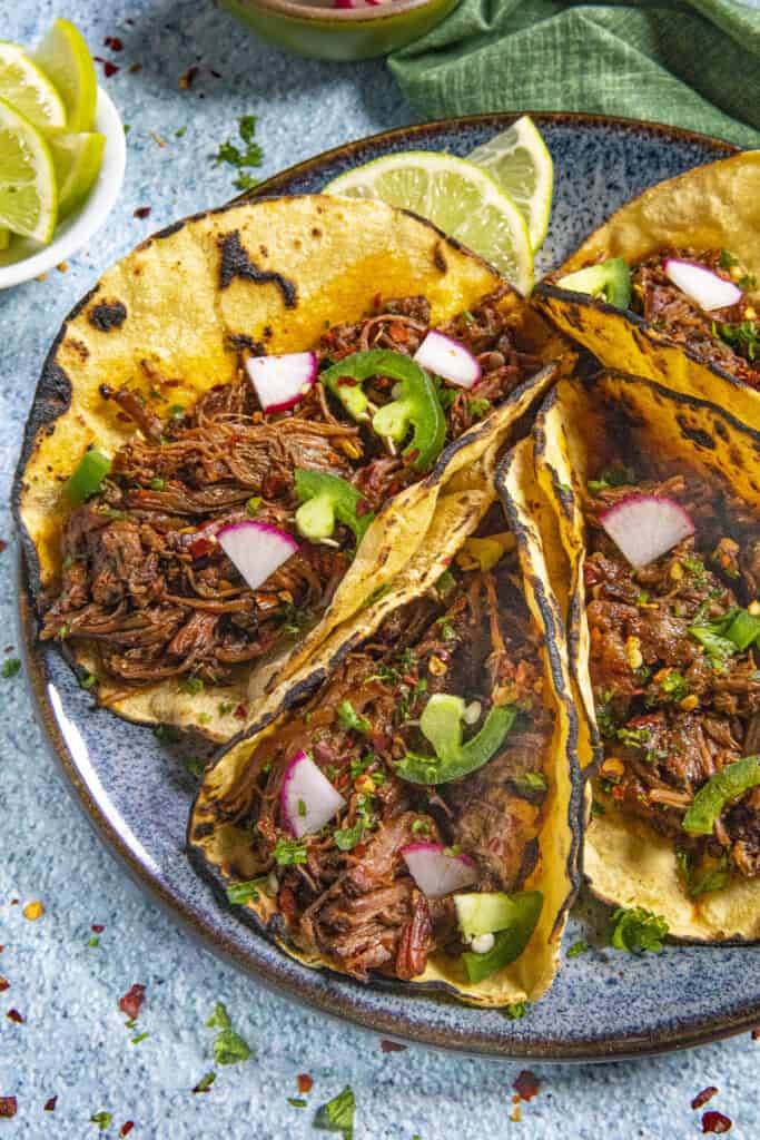 Barbacoa Tacos - Chili Pepper Madness