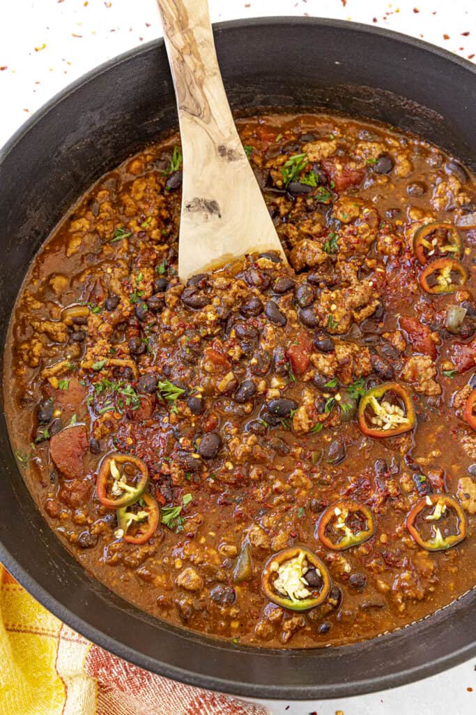 Black Bean Chili Recipe - Chili Pepper Madness