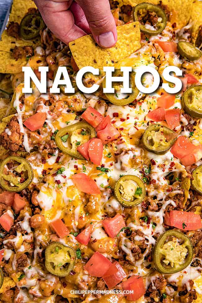 Easy Nachos Recipe - Chili Pepper Madness