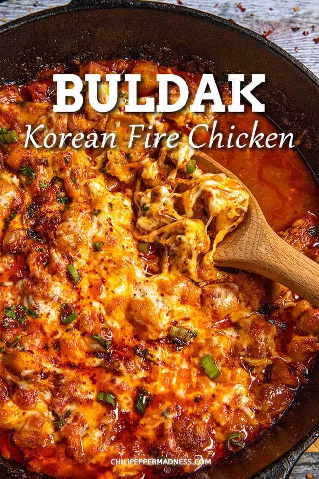 Buldak Recipe (Korean Fire Chicken) - Chili Pepper Madness