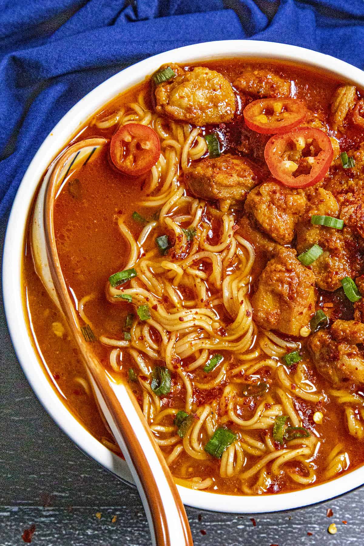 Homemade Buldak Ramen Noodles Chili Pepper Madness