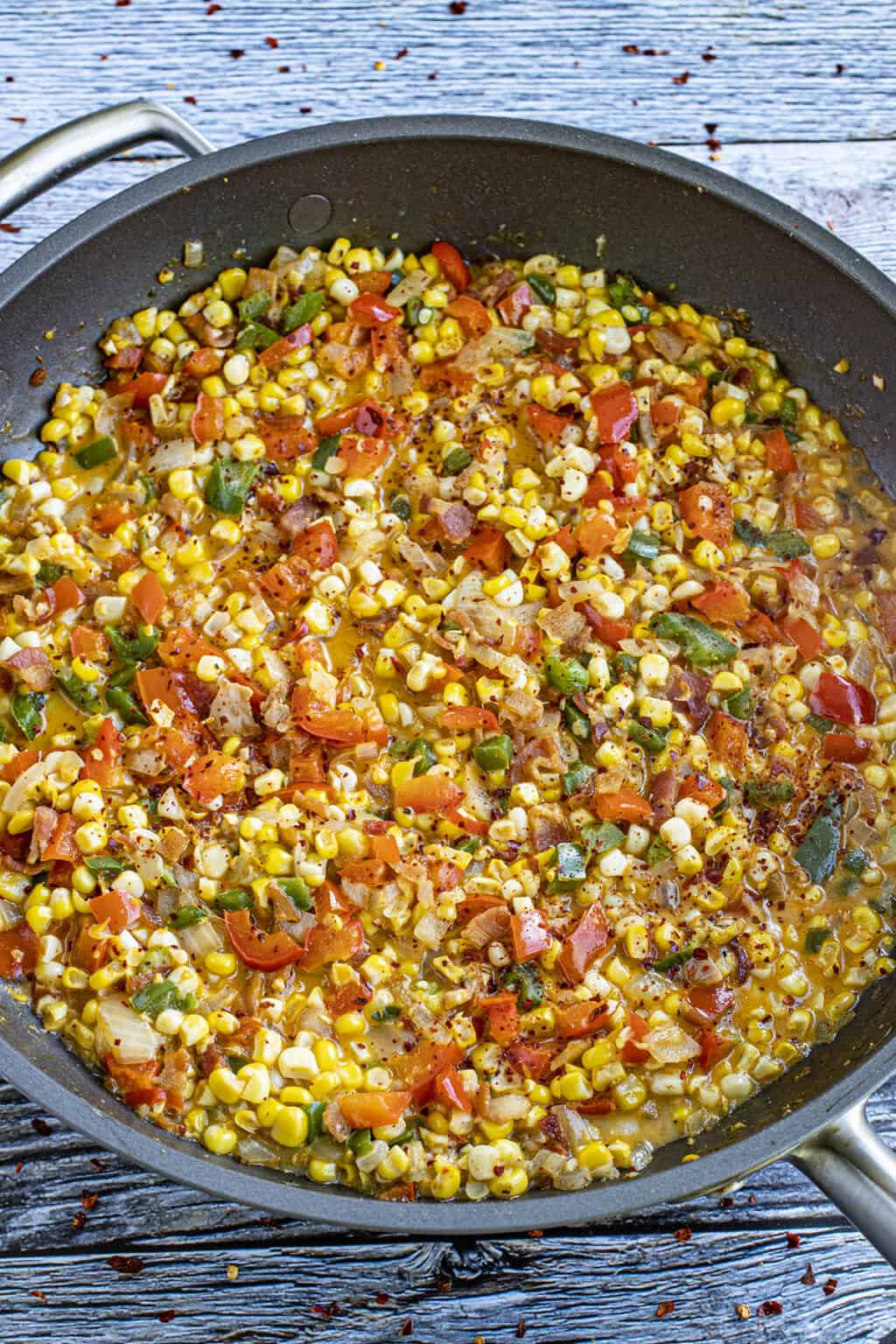 Cajun Corn Maque Choux Recipe - Chili Pepper Madness