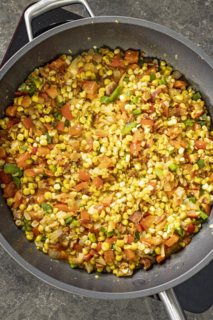 Cajun Corn Maque Choux Recipe - Chili Pepper Madness