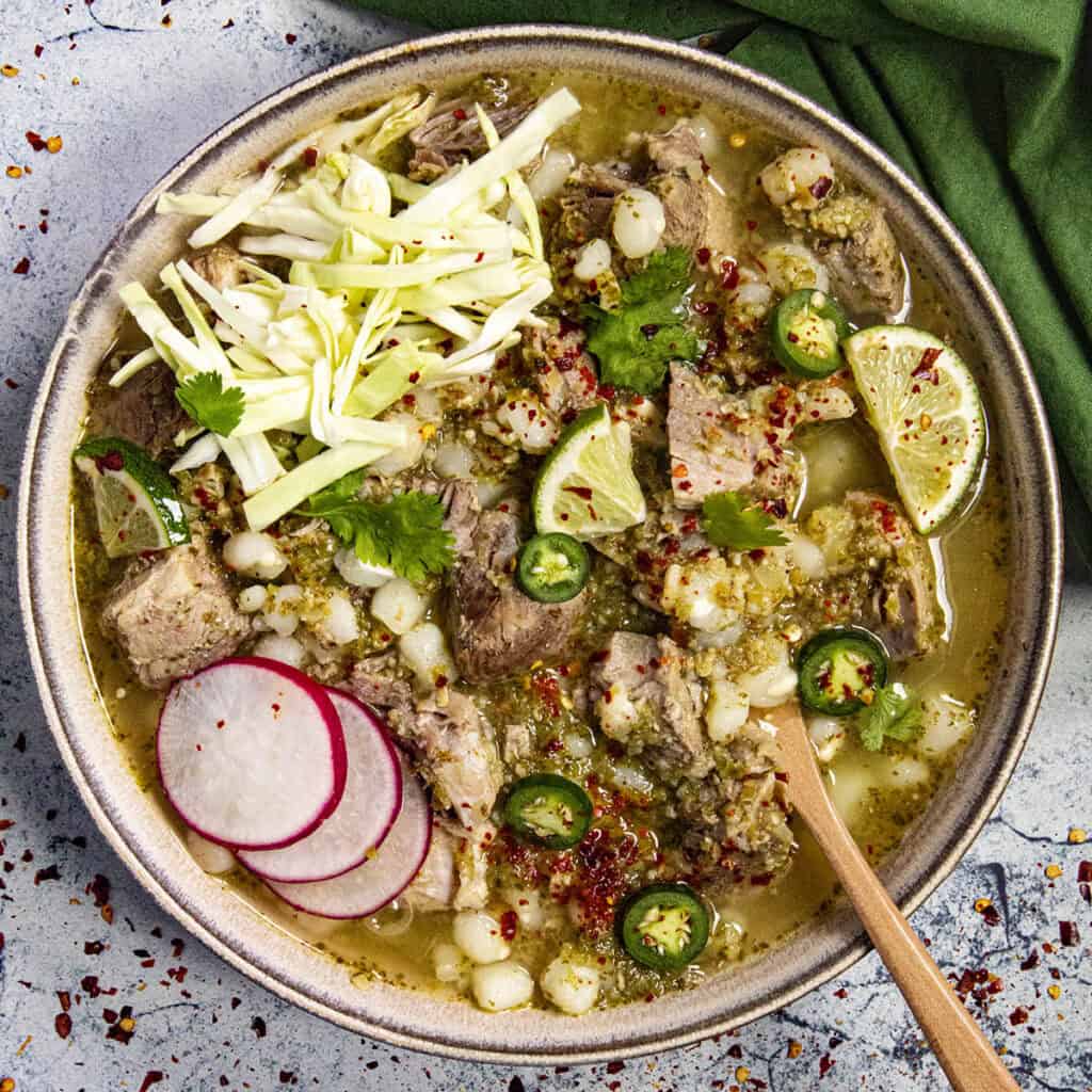Pozole Verde Recipe (Mexican Green Pozole) - Chili Pepper Madness