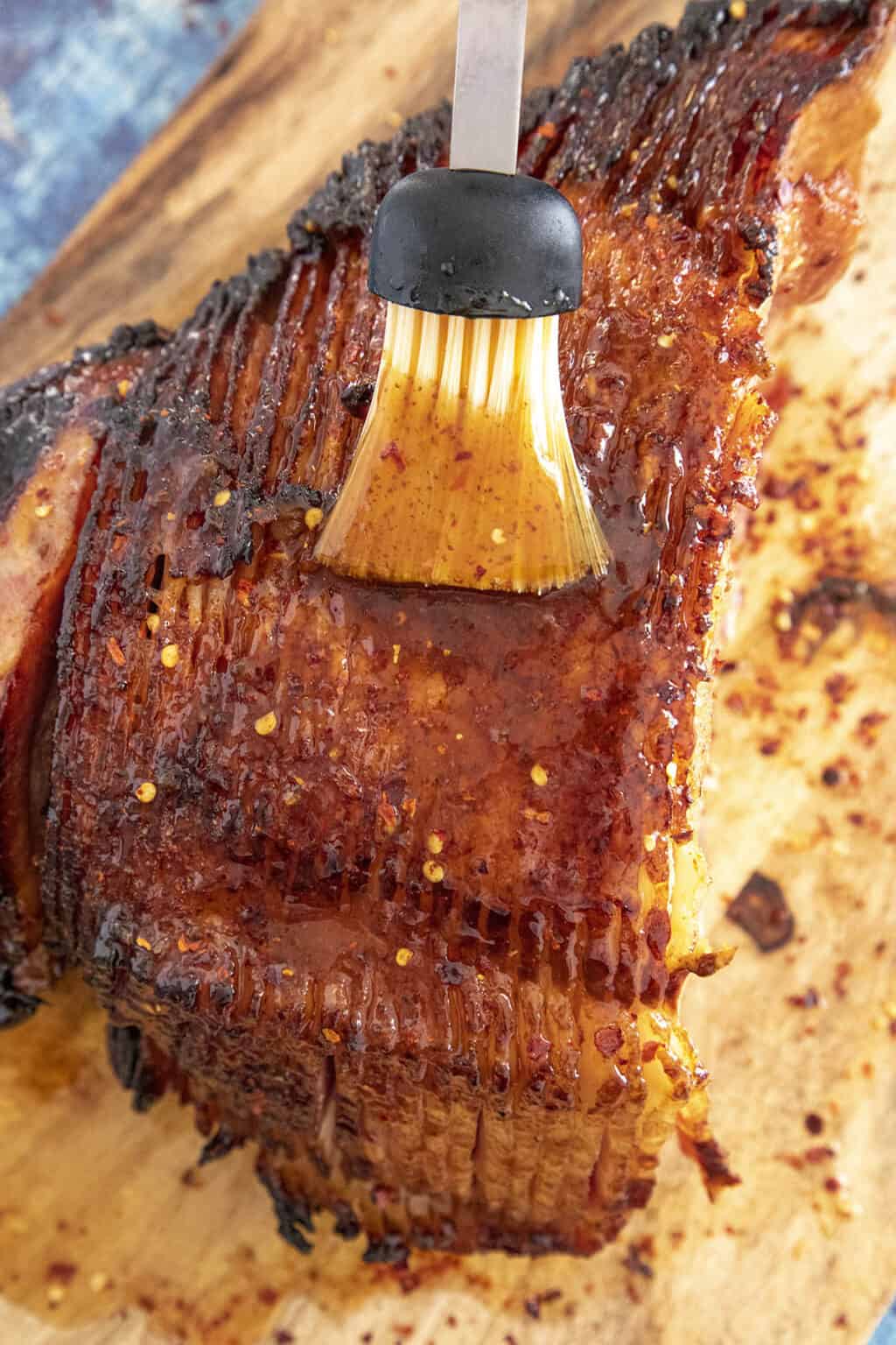 Hot Honey Glazed Ham - Chili Pepper Madness