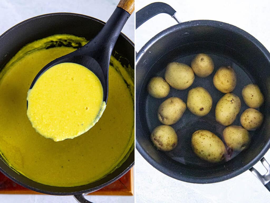 Papa a la Huancaina (Peruvian Potatoes in Spicy Cheese Sauce) - Chili ...