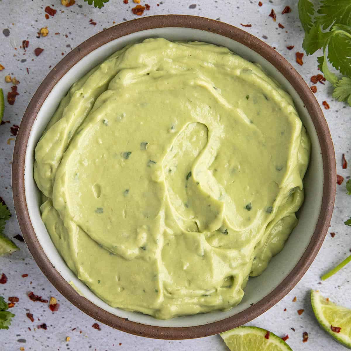 Avocado Crema Recipe - Chili Pepper Madness