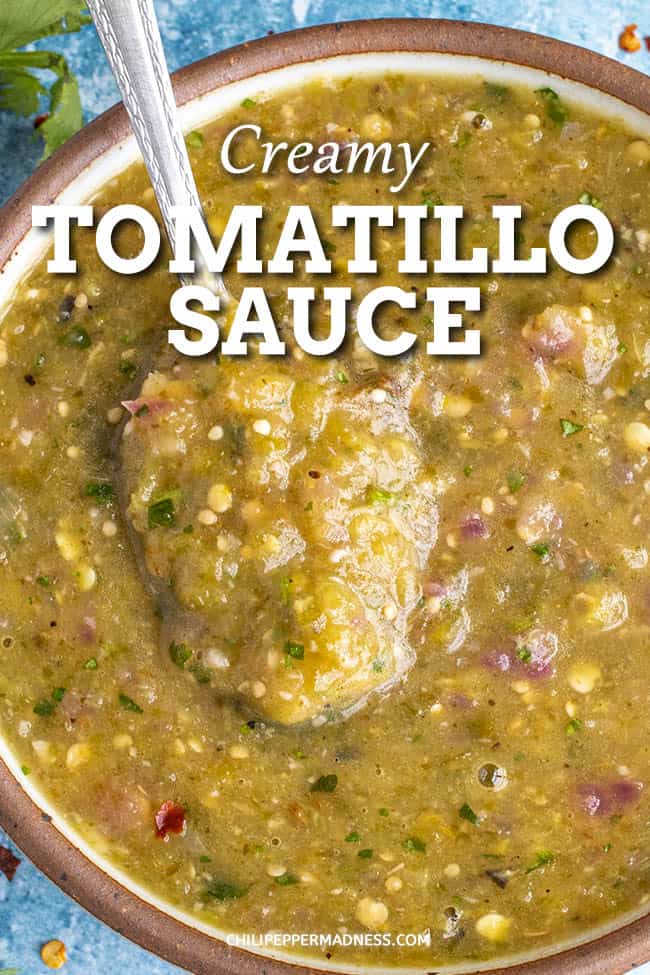 Tomatillo Sauce - Chili Pepper Madness