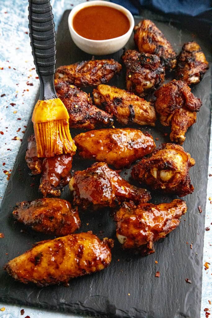 Honey Sriracha Chicken Wings - Chili Pepper Madness
