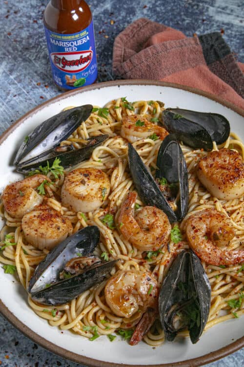 Spicy Marisquera Noodles - Chili Pepper Madness