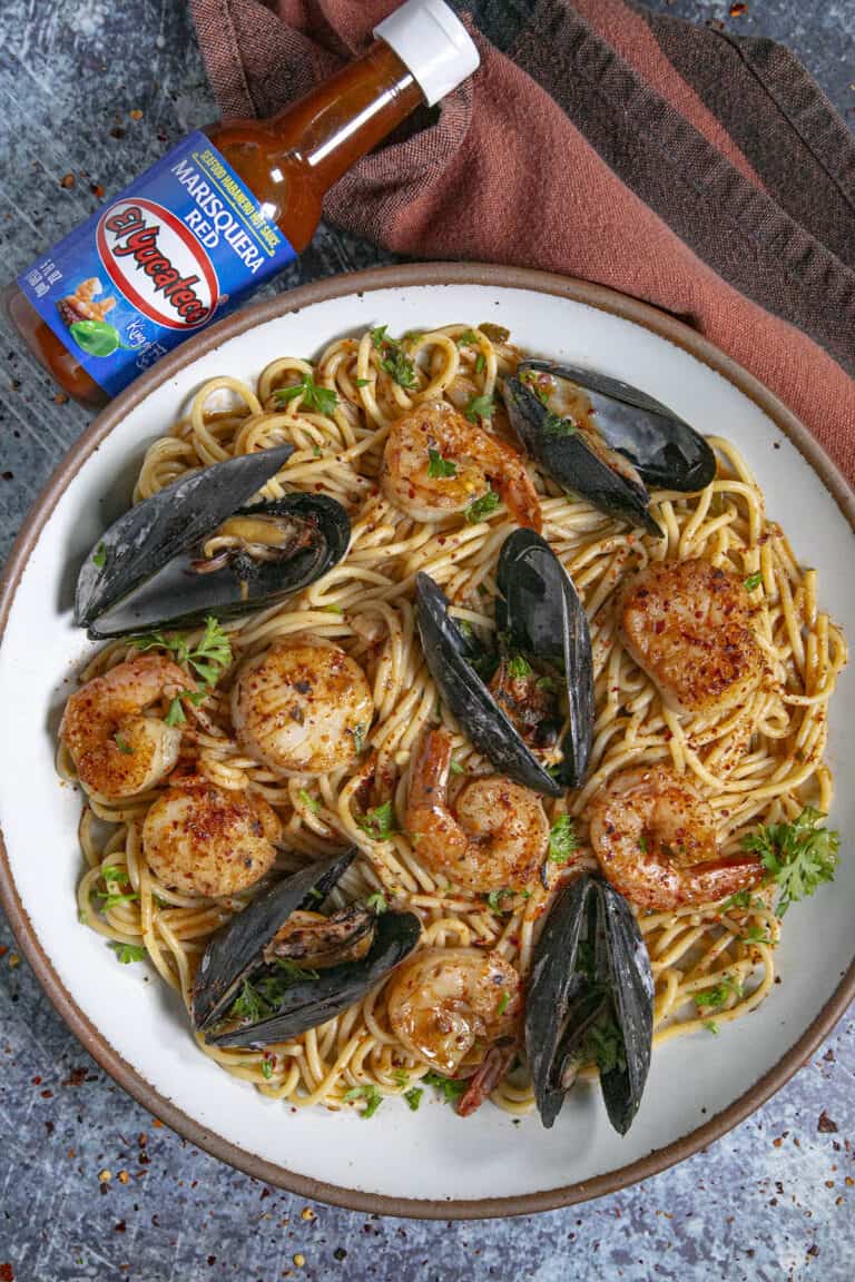 Spicy Marisquera Noodles - Chili Pepper Madness
