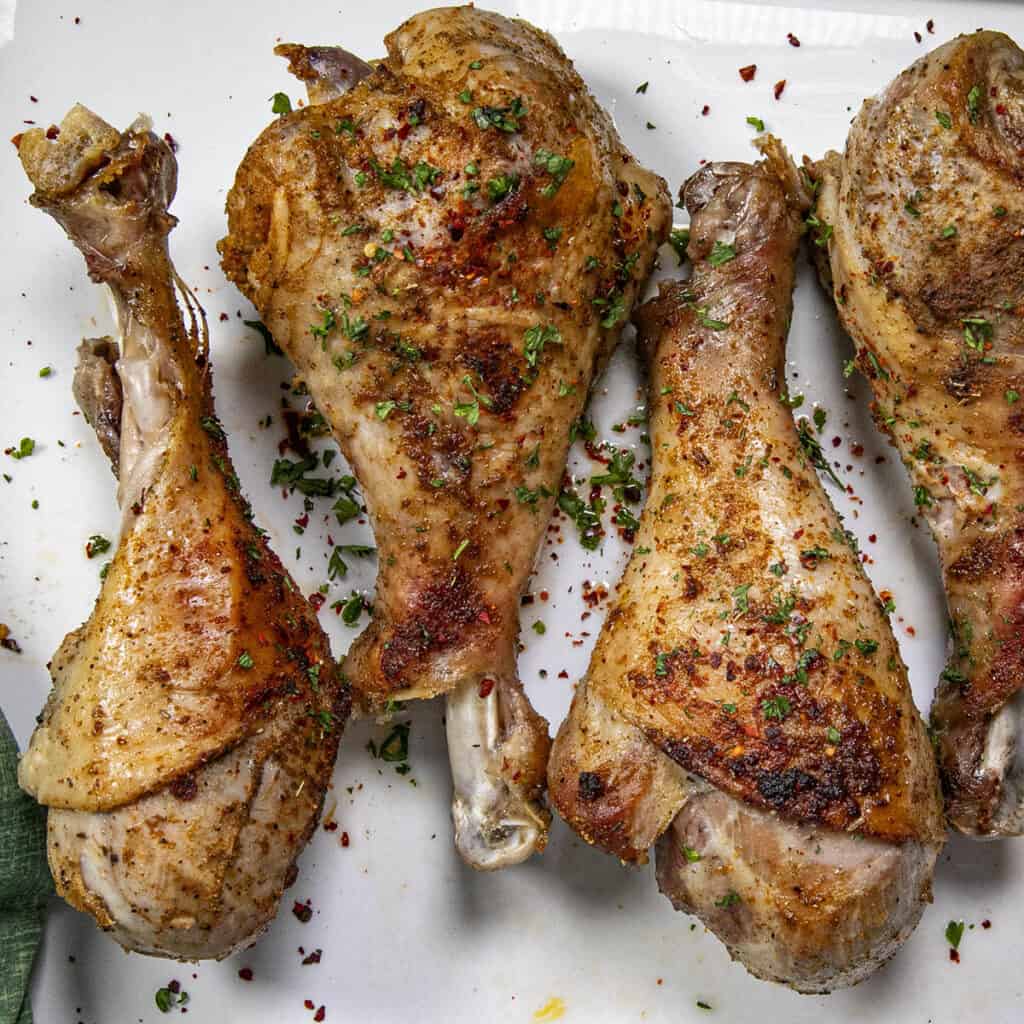 Roasted Turkey Legs Recipe - Chili Pepper Madness