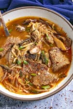 Yukgaejang Recipe (Spicy Korean Beef and Vegetable Soup) - Chili Pepper ...