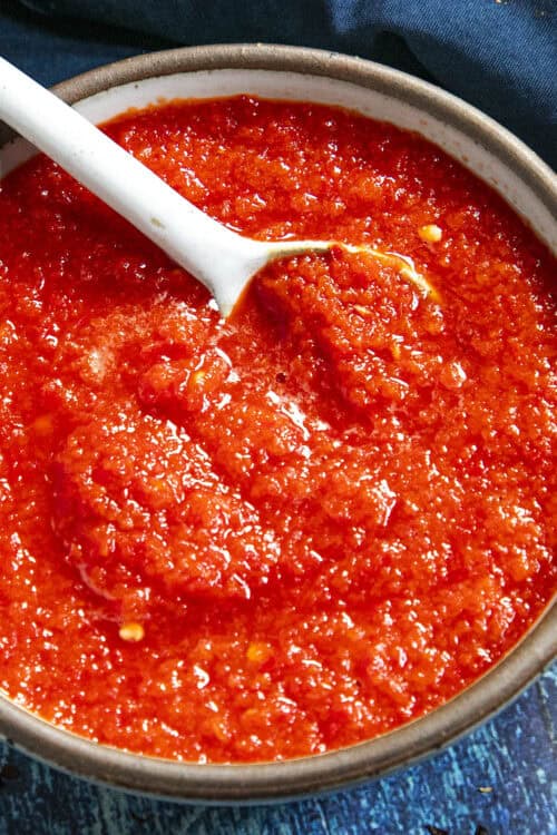 Fresh Chili Paste - How to Make Chili Paste from Fresh Peppers - Chili ...