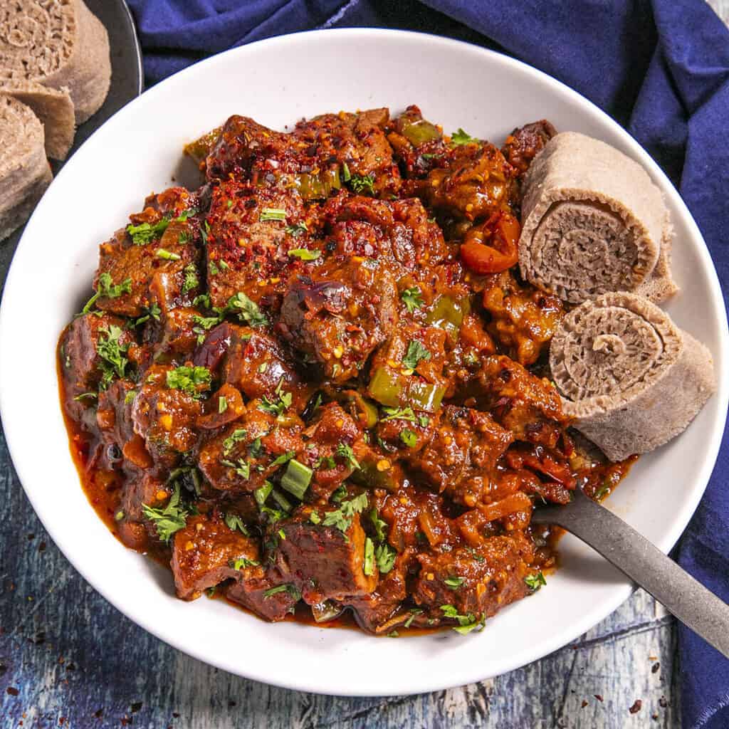 Awaze Tibs (Ethiopian Beef Tibs) - Chili Pepper Madness