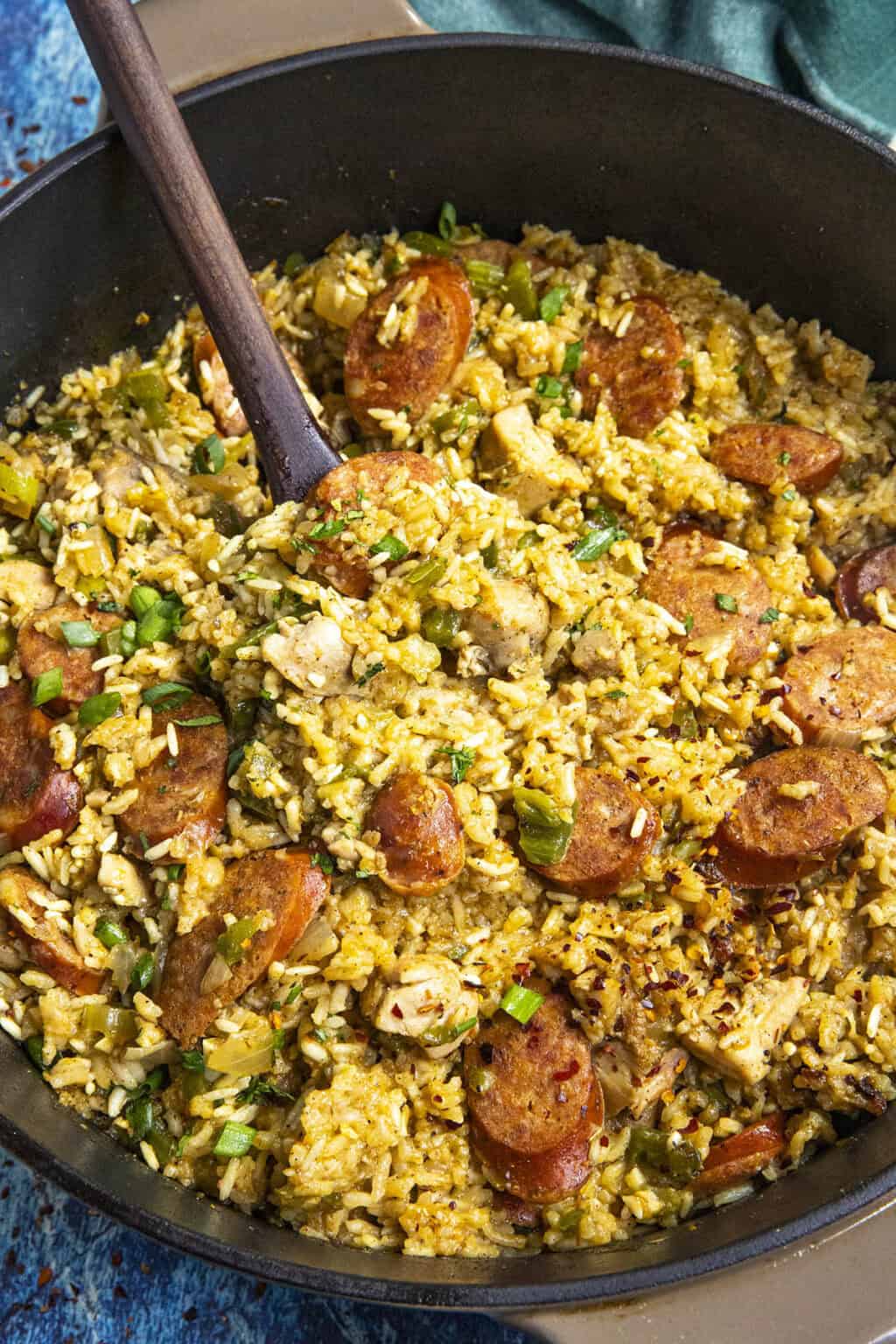 Chicken and Sausage Jambalaya - Chili Pepper Madness