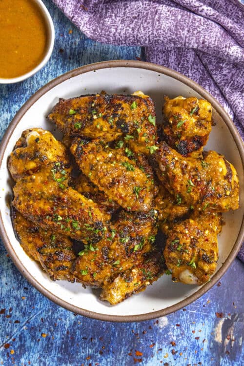 Grilled Peri Peri Chicken Wings - Chili Pepper Madness