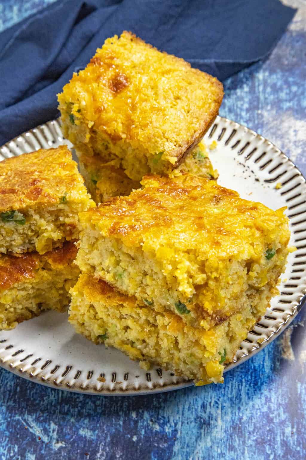 Mexican Cornbread (Jalapeño Cheese & Creamed Corn) - Chili Pepper Madness