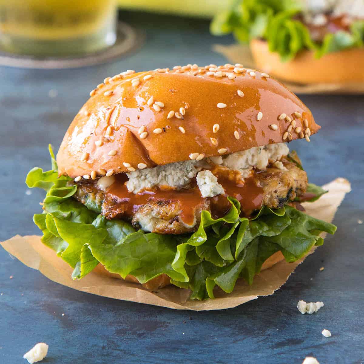 Spicy Ground Chicken Sliders (with Buffalo Sauce) - Chili Pepper Madness